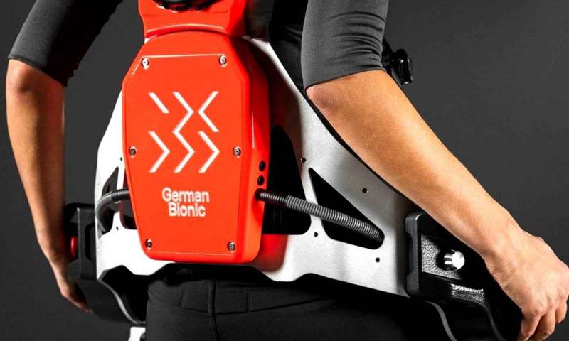 This is a new generation of space exoskeleton for factory workers ...